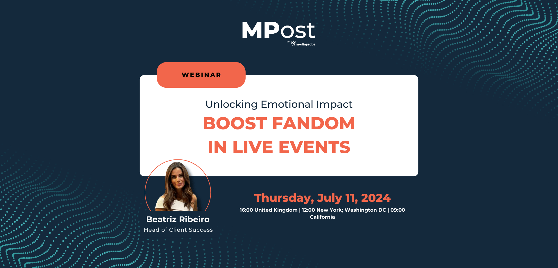 Boost Fandom in Live Events - Webinar | Mediaprobe